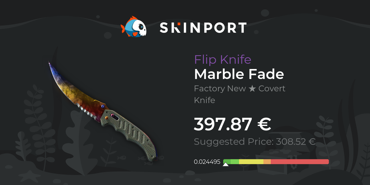 Flip Knife | Marble Fade (Factory New) - Counter-Strike 2 - Skinport