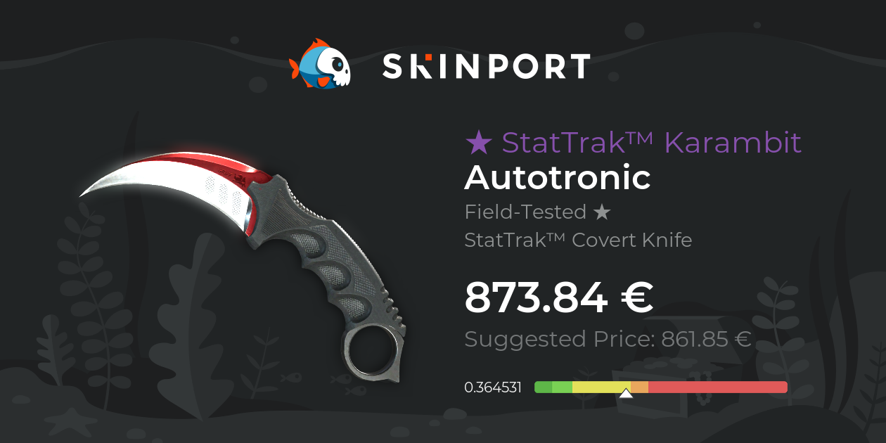 StatTrak™ Karambit | Autotronic (Field-Tested) - Counter-Strike 2 ...