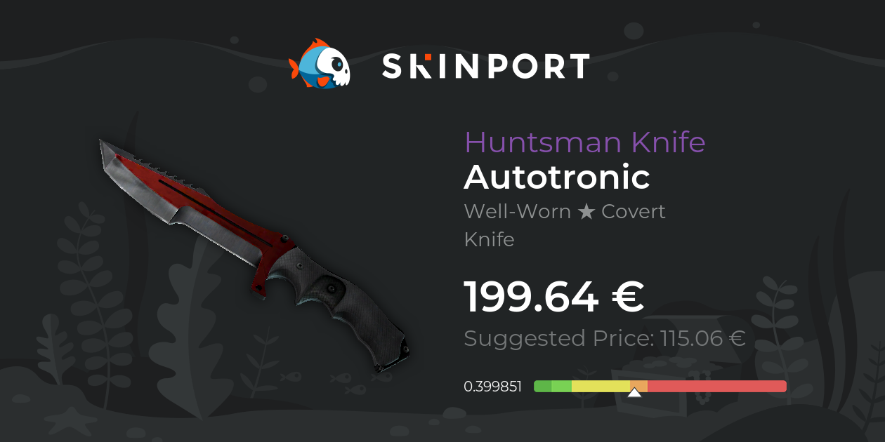 Huntsman Knife | Autotronic (Well-Worn) - CS2 - Skinport