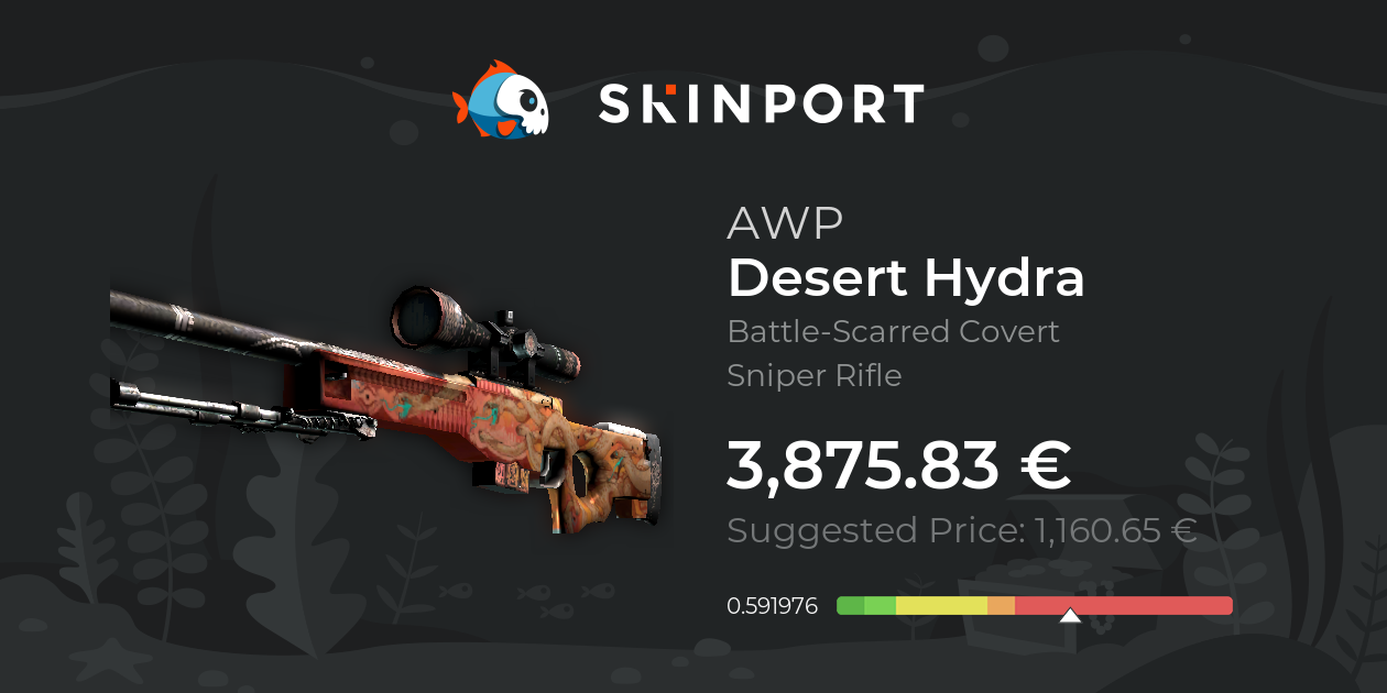 AWP | Desert Hydra (Battle-Scarred) - CS:GO - Skinport