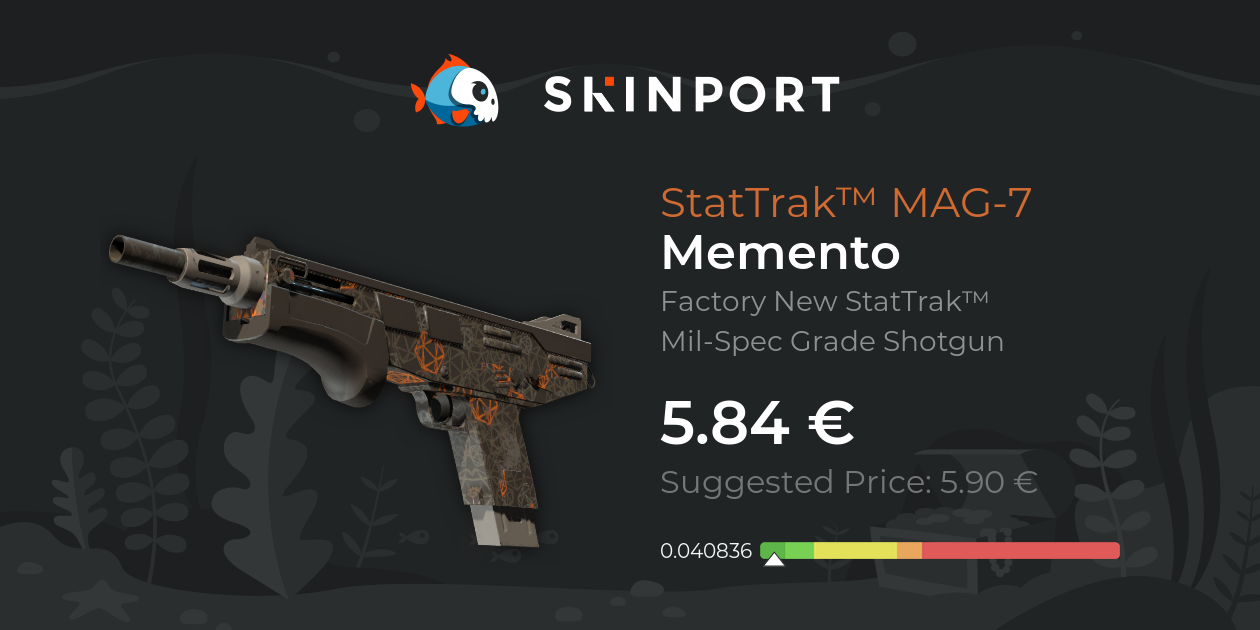 StatTrak™ MAG-7 | Memento (Factory New) - Counter-Strike 2 - Skinport