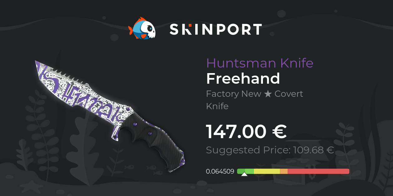 Huntsman Knife | Freehand (Factory New) - Counter-Strike 2 - Skinport