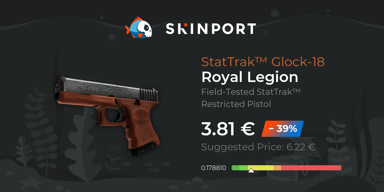 StatTrak™ Glock-18 | Royal Legion (Field-Tested) - Counter-Strike 2 ...