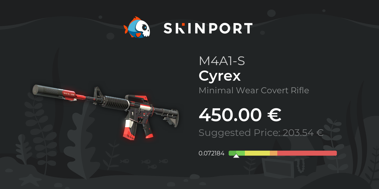 M4A1-S | Cyrex (Minimalt slitage) - Counter-Strike 2 - Skinport