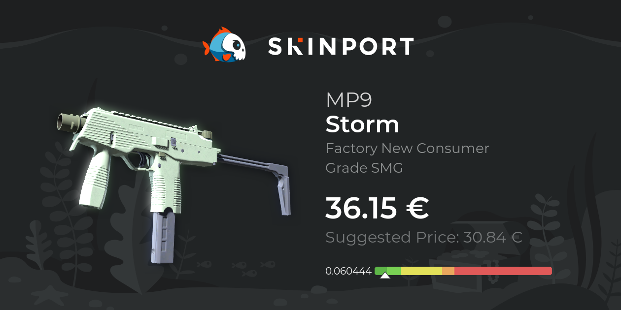 MP9 | Storm (Factory New) - Counter-Strike 2 - Skinport