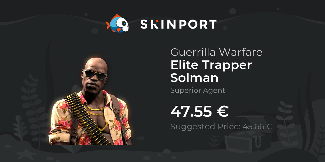 Elite Trapper Solman | Guerrilla Warfare - Counter-Strike 2 - Skinport