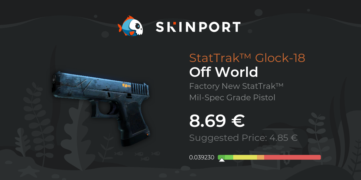 StatTrak™ Glock-18 | Off World (Factory New) - CS2 - Skinport