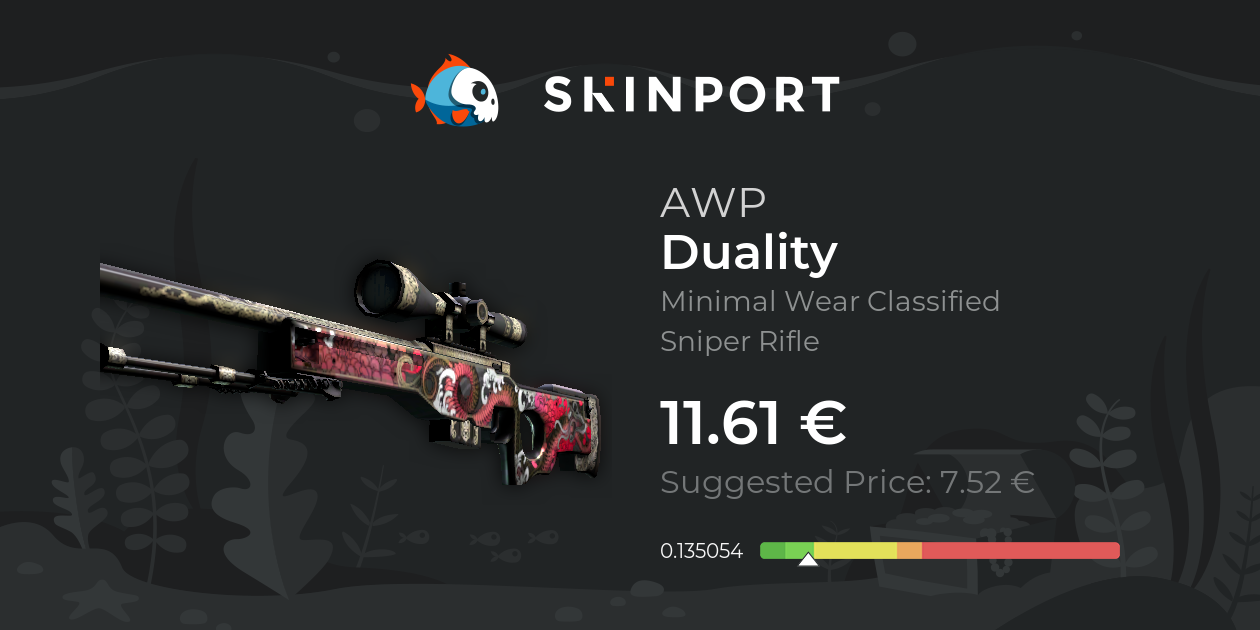 AWP | Duality (Minimal Wear) - CS2 - Skinport