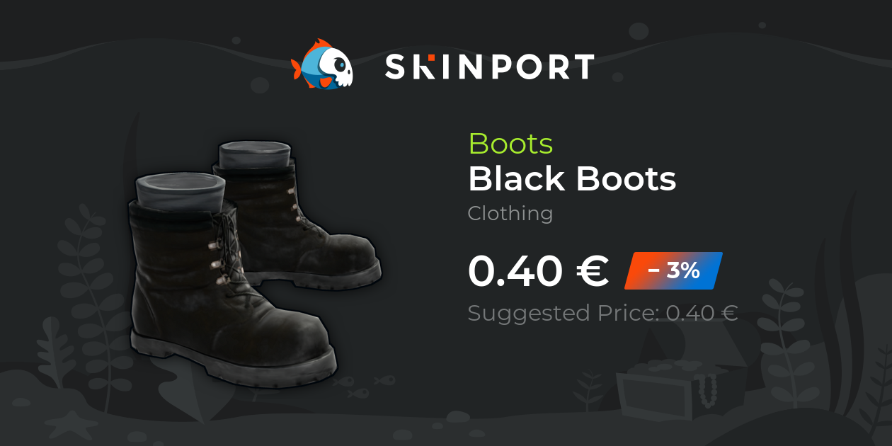Black Boots - Rust - Skinport