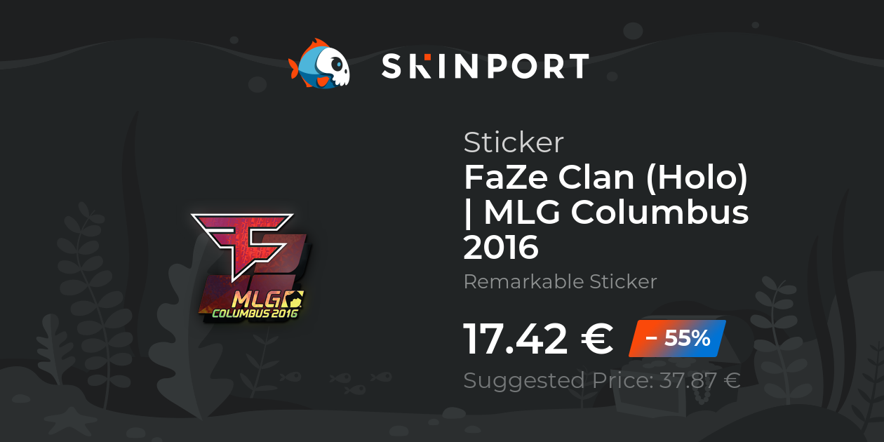 Sticker | FaZe Clan (Holo) | MLG Columbus 2016 - Counter-Strike 2 ...