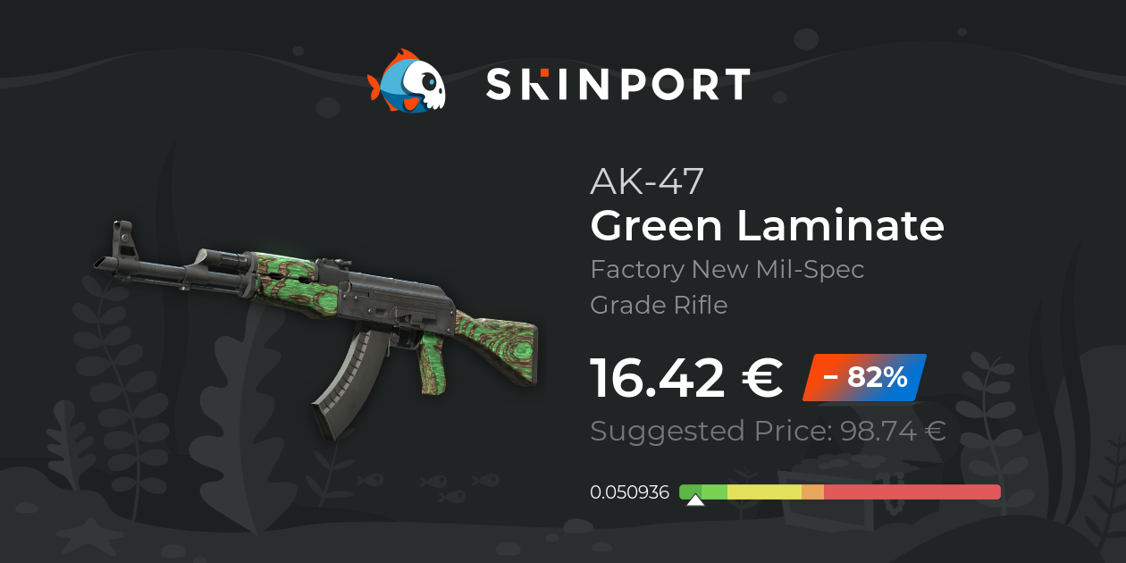 AK-47 | Green Laminate (Factory New) - Counter-Strike 2 - Skinport
