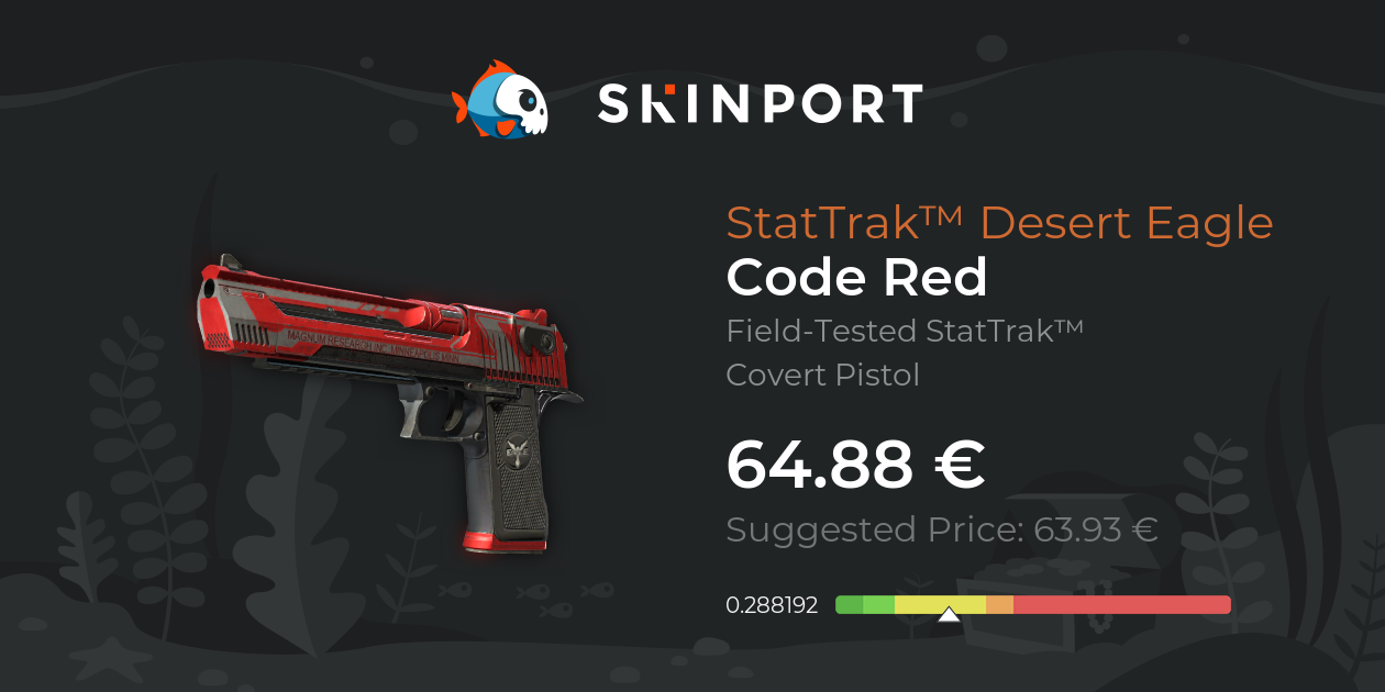 StatTrak™ Desert Eagle | Code Red (Field-Tested) - Counter-Strike 2 ...