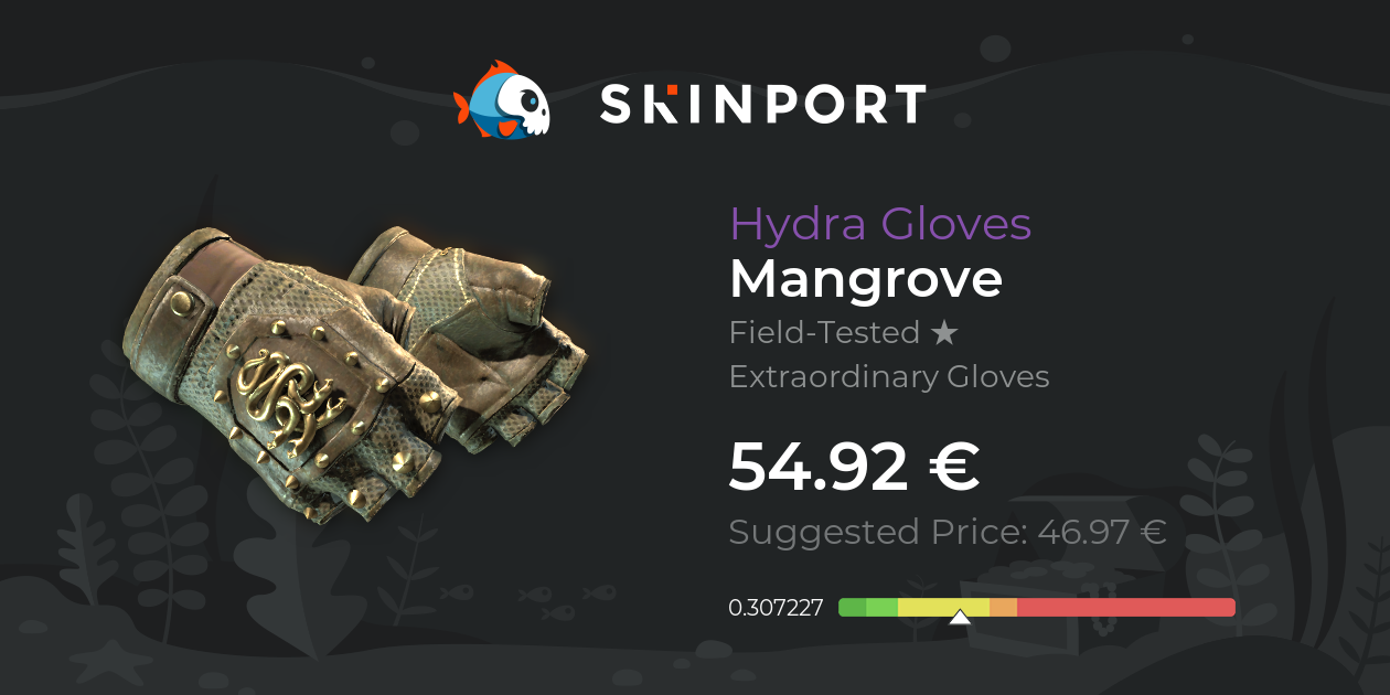 Hydra Gloves | Mangrove (Field-Tested) - Counter-Strike 2 - Skinport