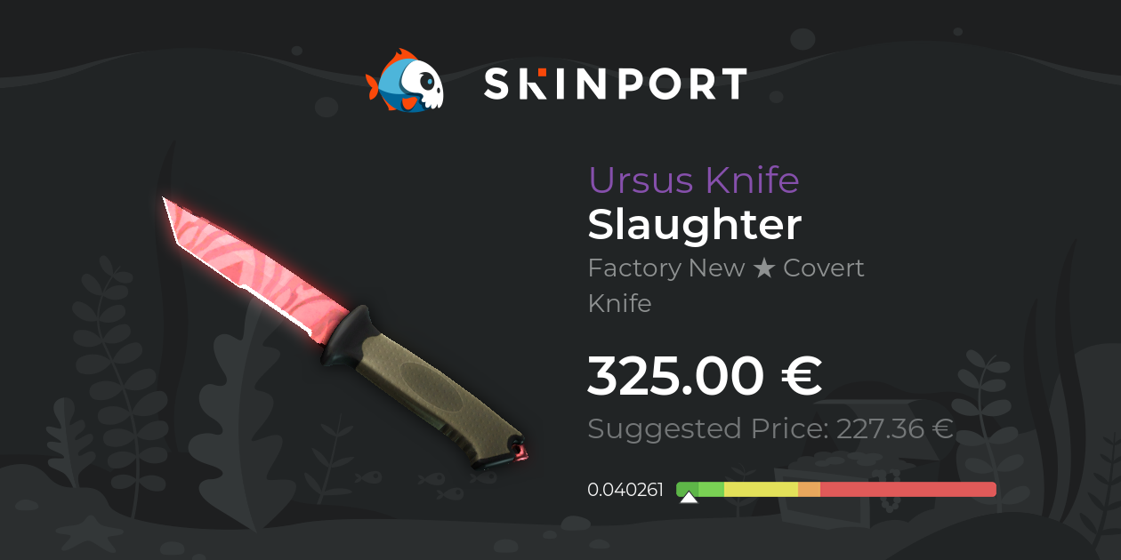 Ursus Knife | Slaughter (Factory New) - Counter-Strike 2 - Skinport
