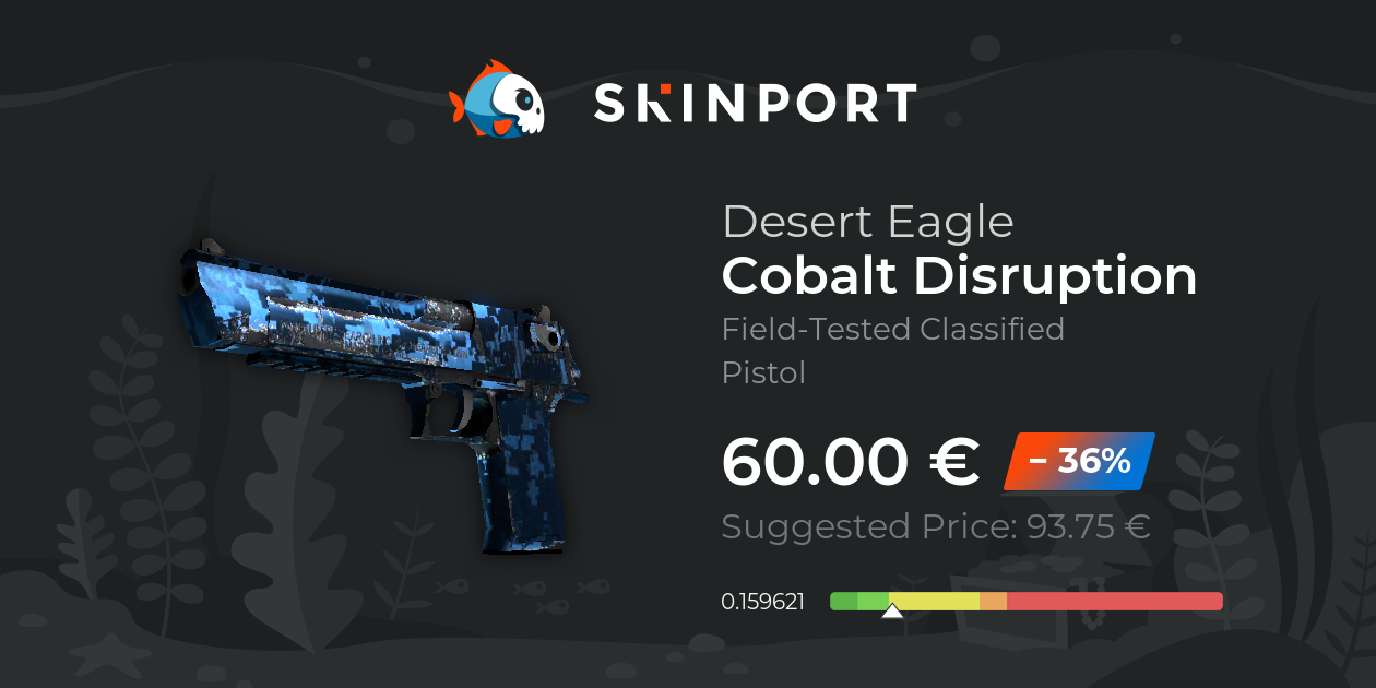 Desert Eagle | Cobalt Disruption (Field-Tested) - Counter-Strike 2 ...
