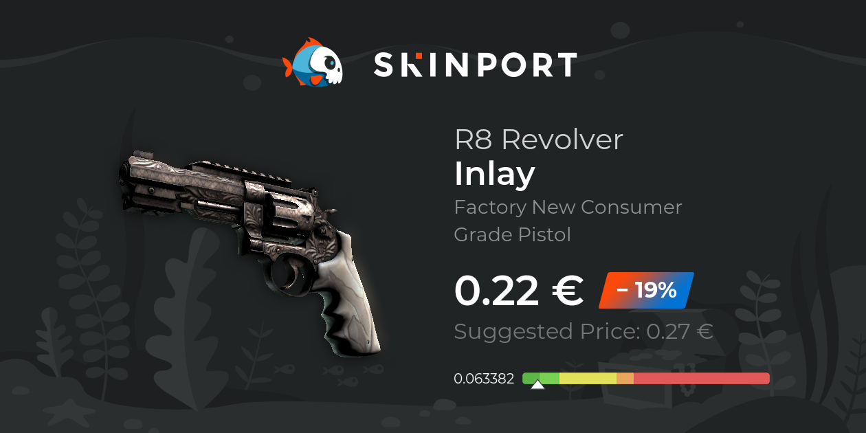 R8-Revolver | Inlay (Fabrikneu) - Counter-Strike 2 - Skinport