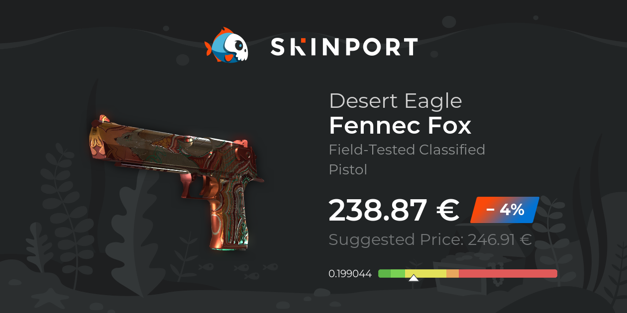 Desert Eagle | Fennec Fox (Field-Tested) - Counter-Strike 2 - Skinport