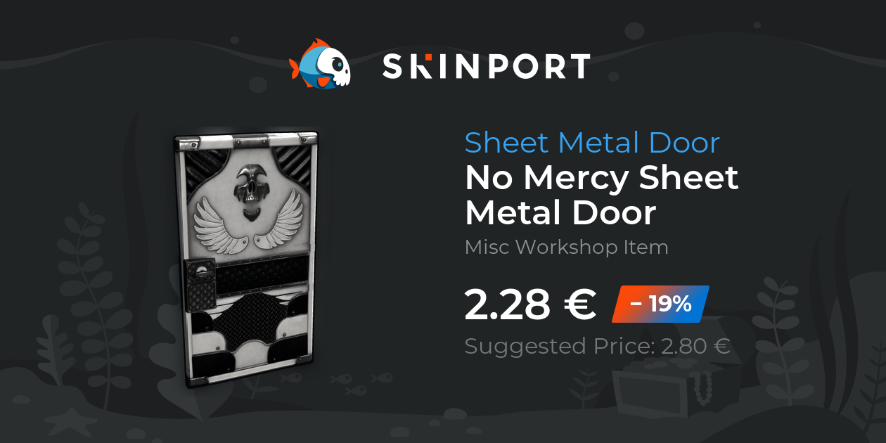 No Mercy Sheet Metal Door - Rust - Skinport