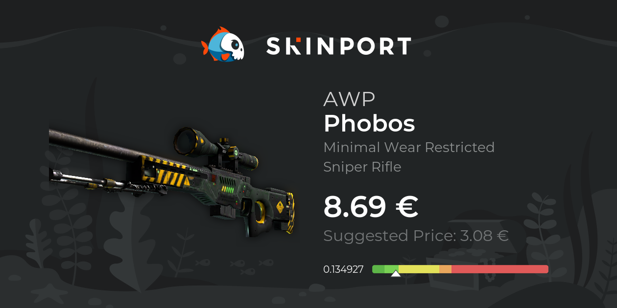 AWP | Phobos (Minimal Wear) - Counter-Strike 2 - Skinport