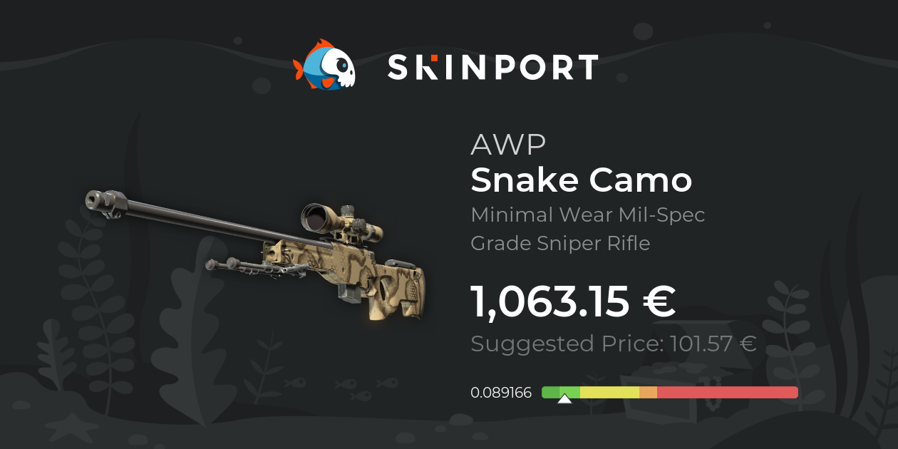 AWP | Snake Camo (Minimal Wear) - Counter-Strike 2 - Skinport
