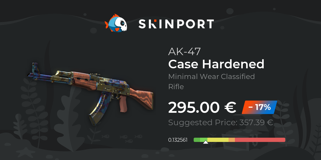 AK-47 | Case Hardened (Minimal Wear) - Counter-Strike 2 - Skinport