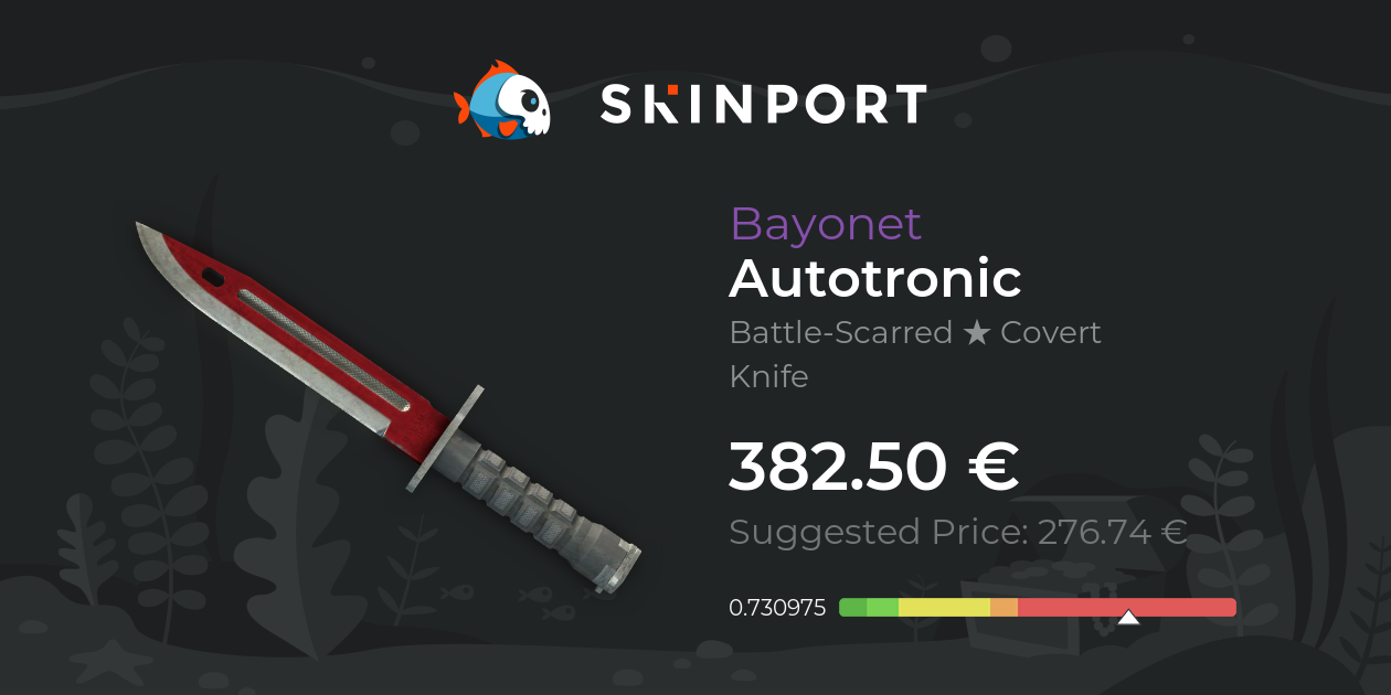 Bayonet | Autotronic (Battle-Scarred) - Counter-Strike 2 - Skinport