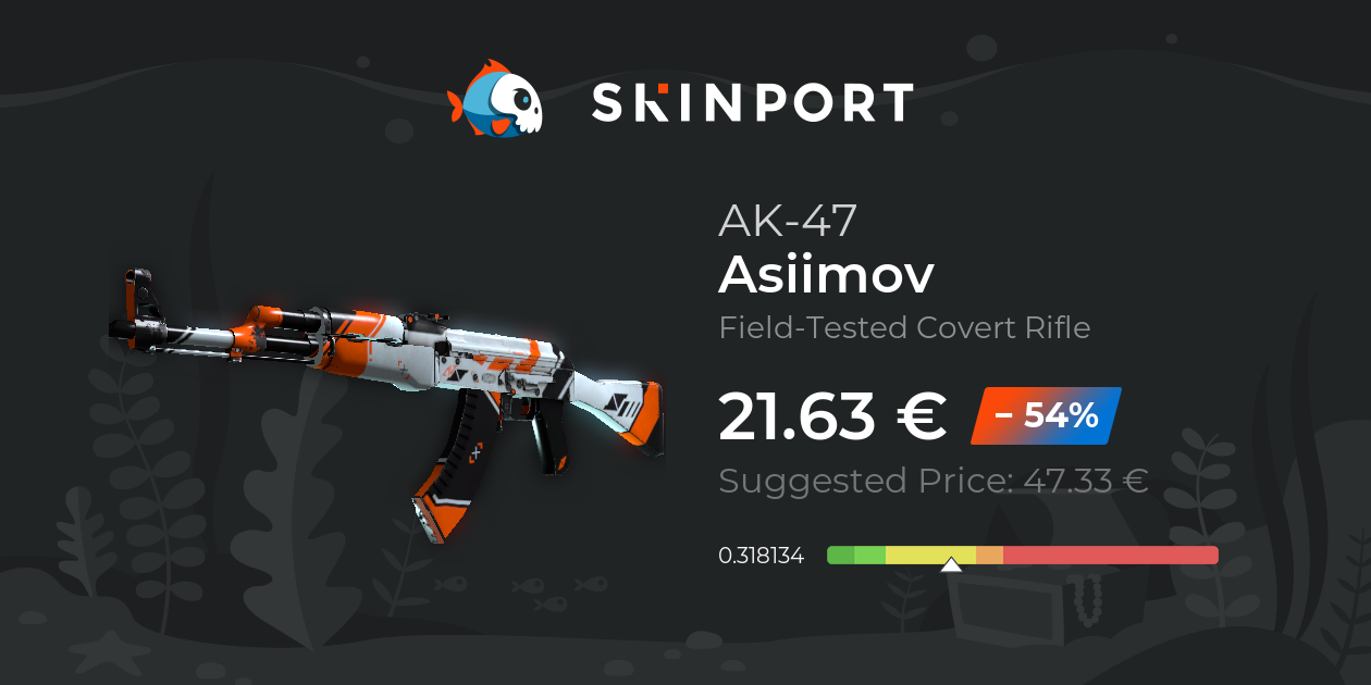 AK-47 | Asiimov (Field-Tested) - Counter-Strike 2 - Skinport
