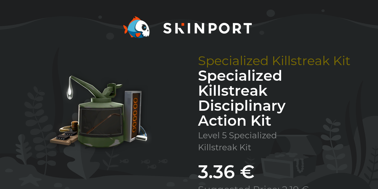 Specialized Killstreak Disciplinary Action Kit - Team Fortress 2 - Skinport