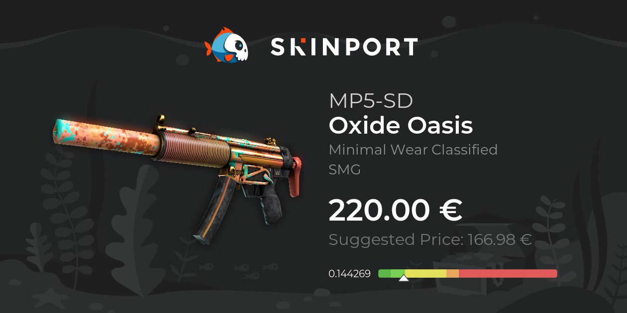 MP5-SD | Oxidoase (Minimale Gebrauchsspuren) - Counter-Strike 2 - Skinport