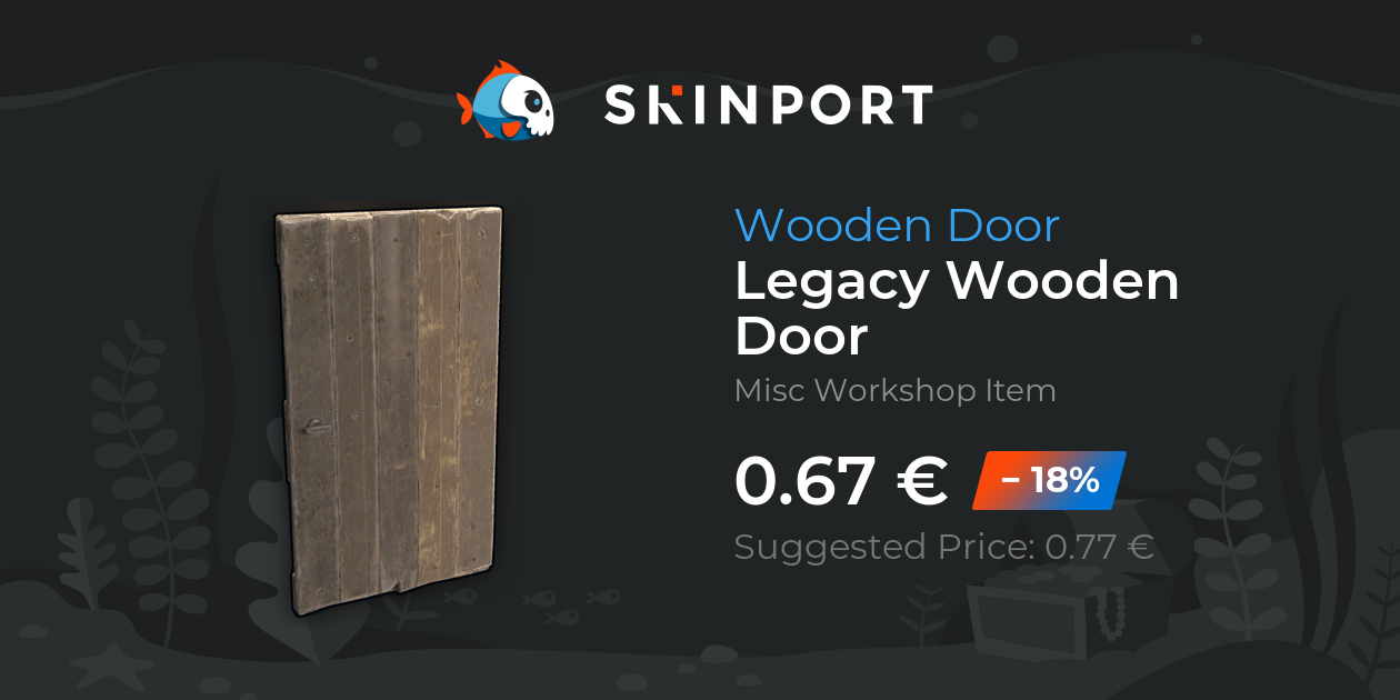 Legacy Wooden Door - Rust - Skinport