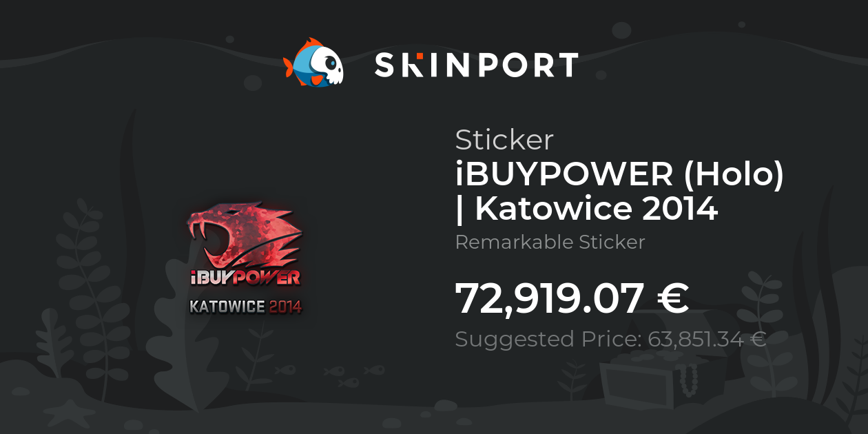 Naklejka | iBUYPOWER (hologramowa) | Katowice 2014 - Counter-Strike 2 ...