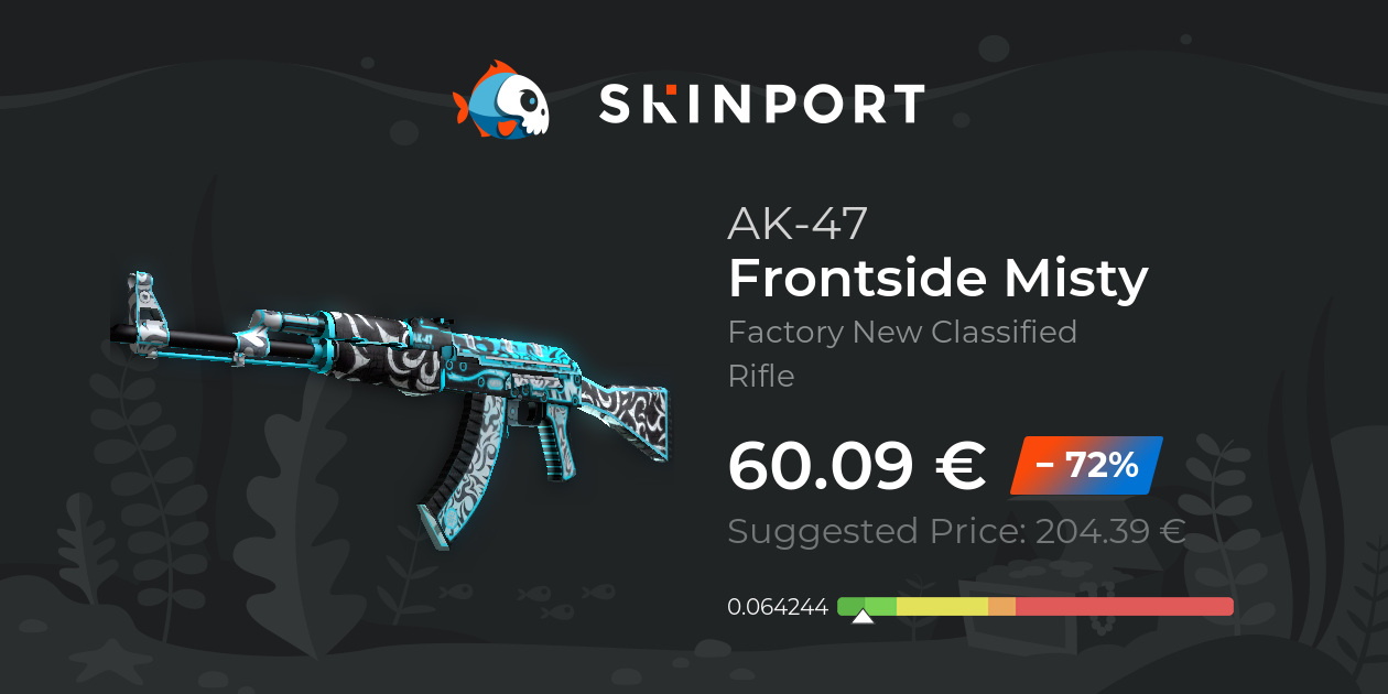 AK-47 | Frontside Misty (Factory New) - CS:GO - Skinport