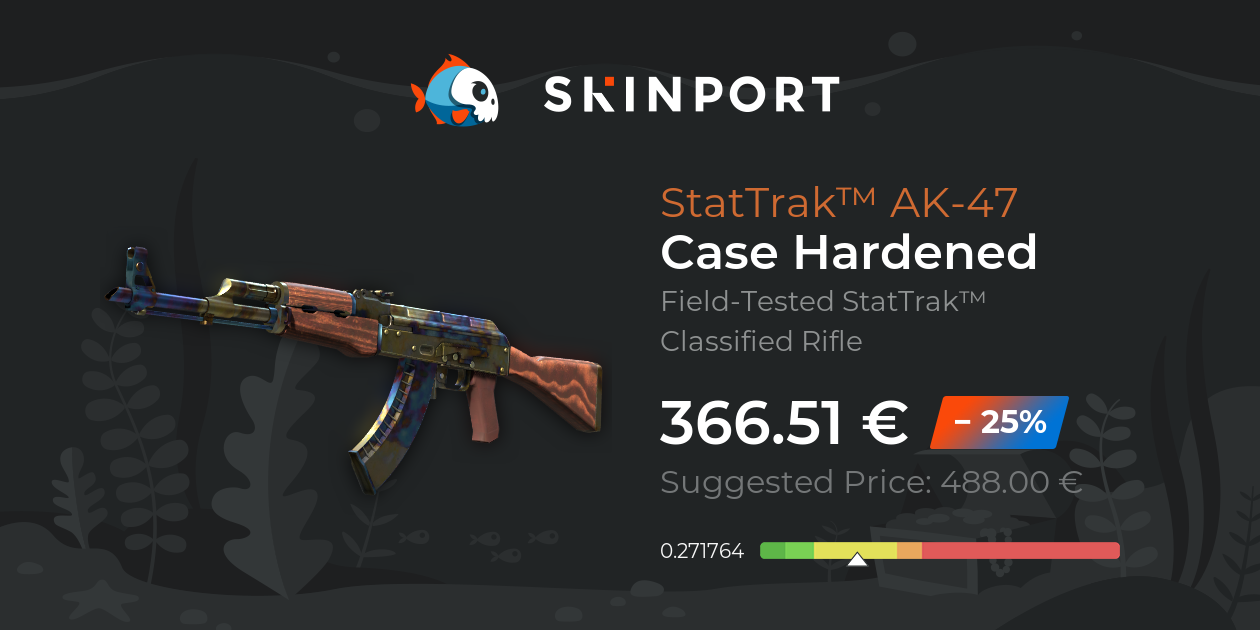 StatTrak™ AK-47 | Case Hardened (Field-Tested) - Counter-Strike 2 ...