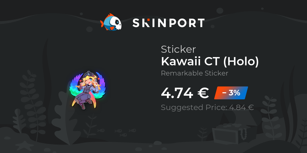 Sticker | Kawaii CT (Holo) - Counter-Strike 2 - Skinport