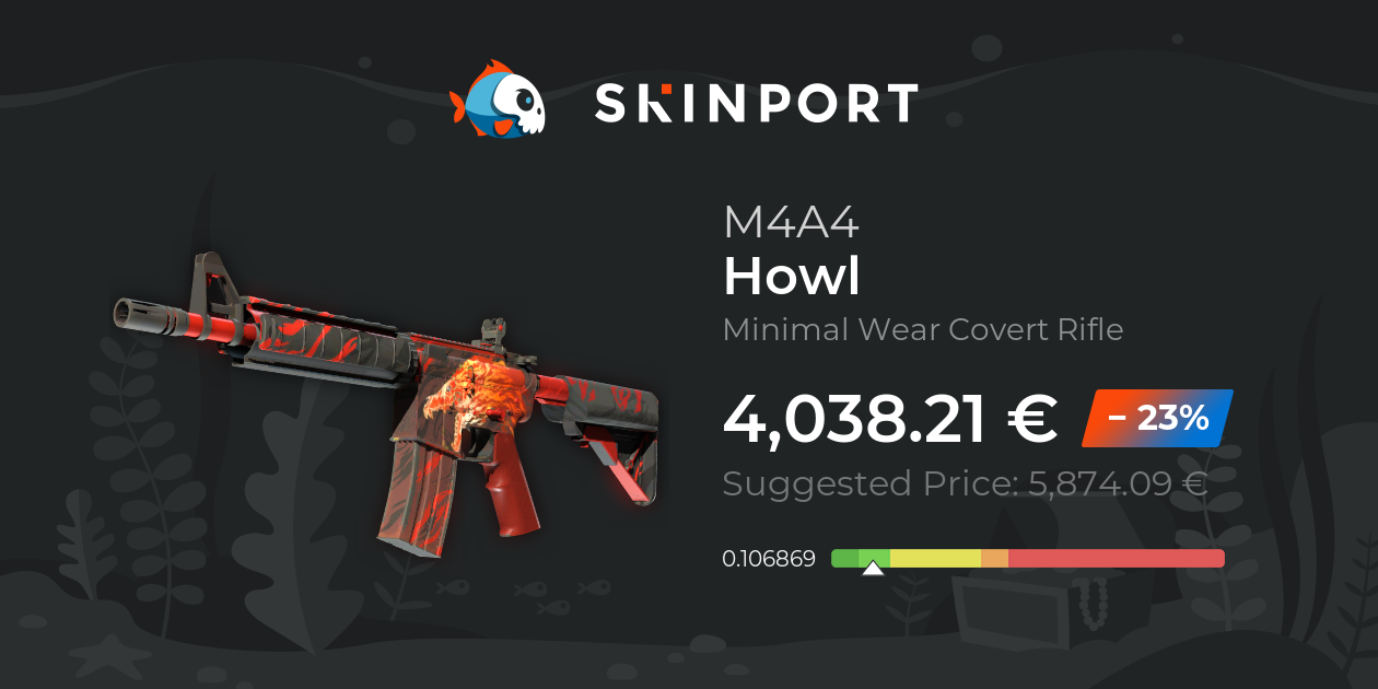 M4A4 | Howl (Minimal Wear) - Counter-Strike 2 - Skinport