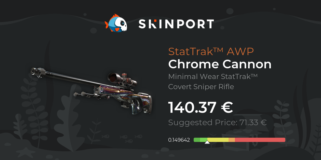 StatTrak™ AWP | Chrome Cannon (Minimal Wear) - Counter-Strike 2 - Skinport
