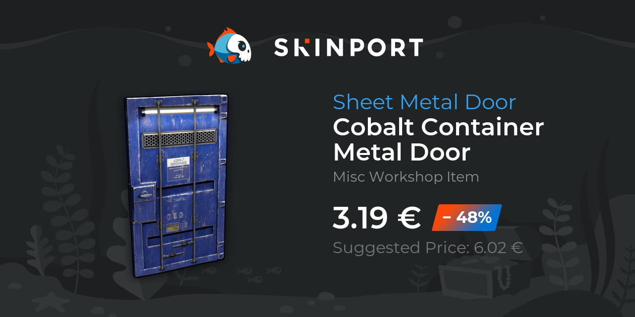 Cobalt Container Metal Door - Rust - Skinport