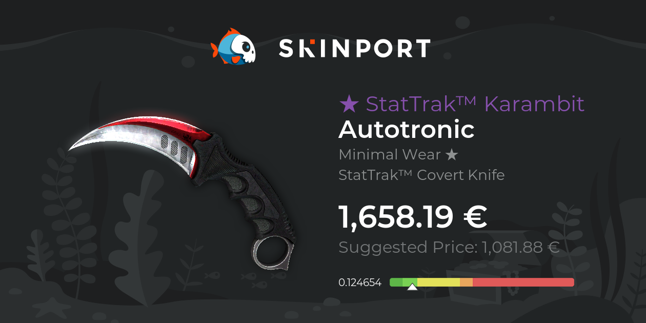 StatTrak™ Karambit | Autotronic (Minimal Wear) - Counter-Strike 2 ...