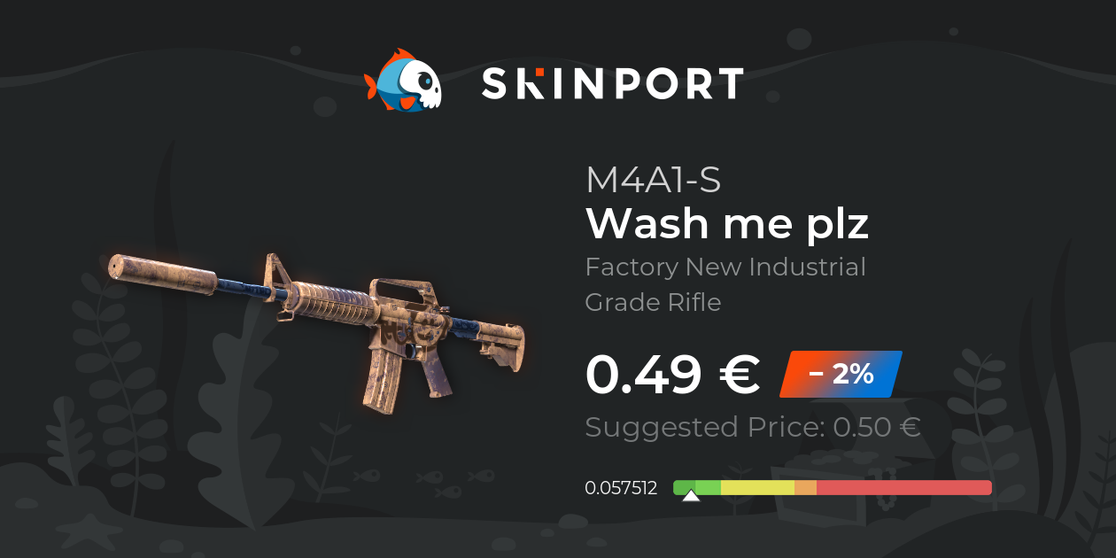 M4A1-S | Wash me plz (Factory New) - Counter-Strike 2 - Skinport