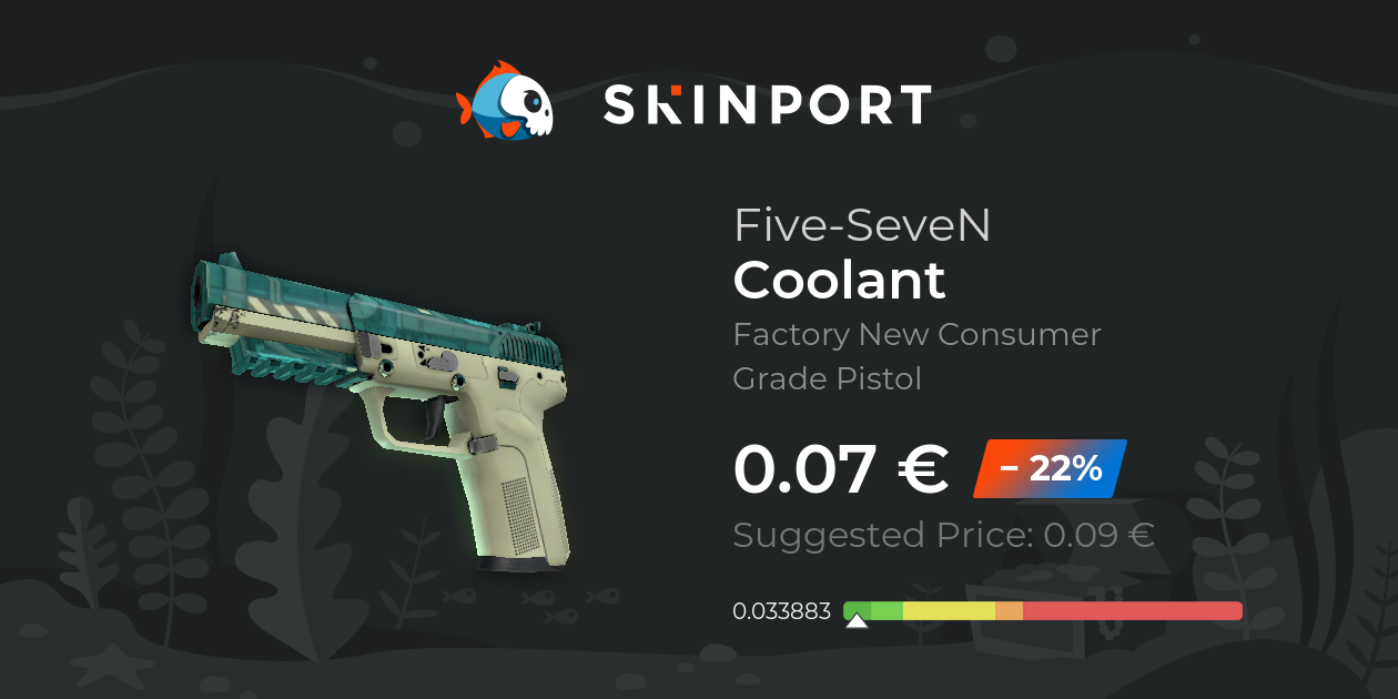 Five-SeveN | Coolant (Factory New) - Counter-Strike 2 - Skinport
