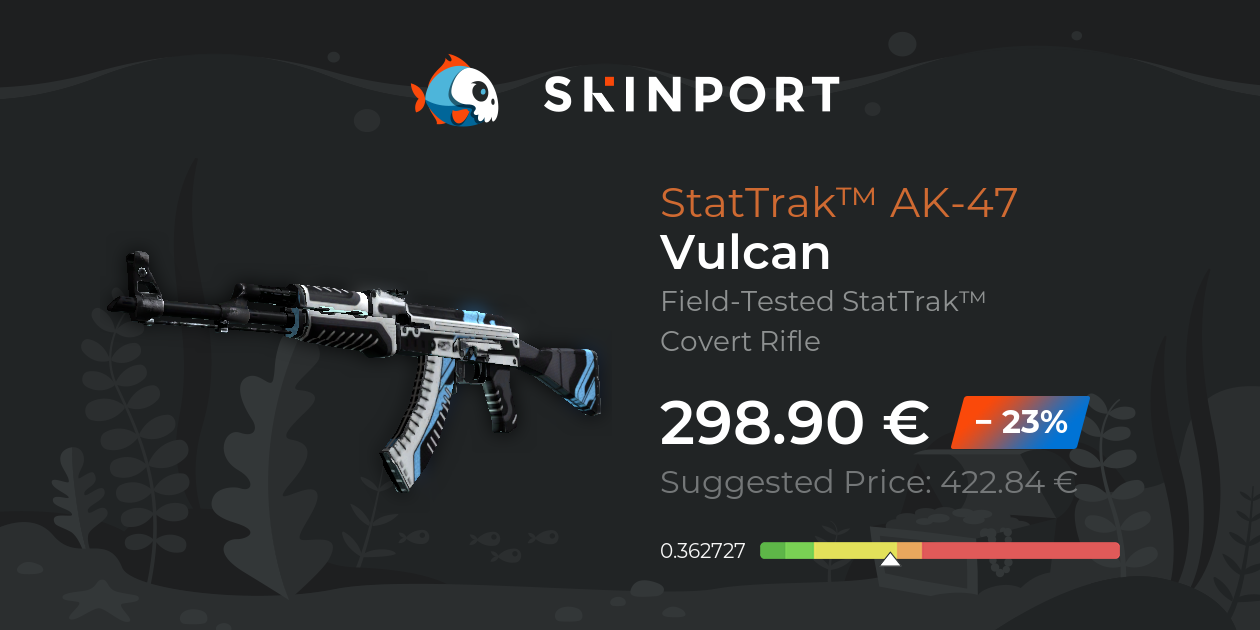 StatTrak™ AK-47 | Vulcan (Field-Tested) - Counter-Strike 2 - Skinport