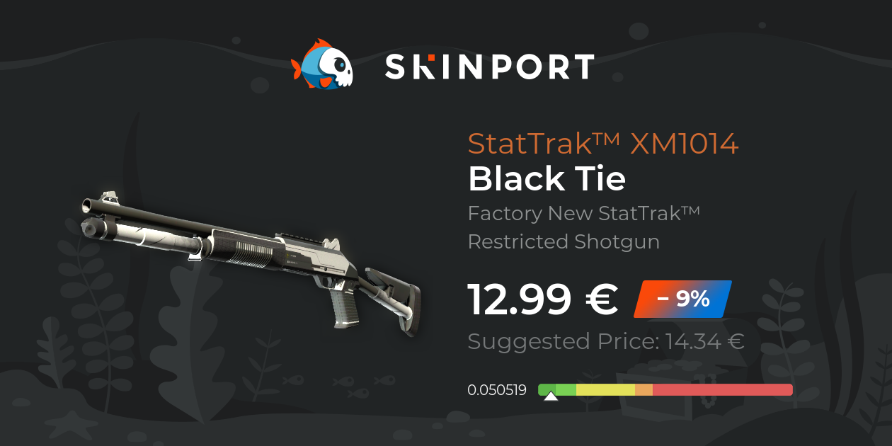StatTrak™ XM1014 | Black Tie (Factory New) - Counter-Strike 2 - Skinport