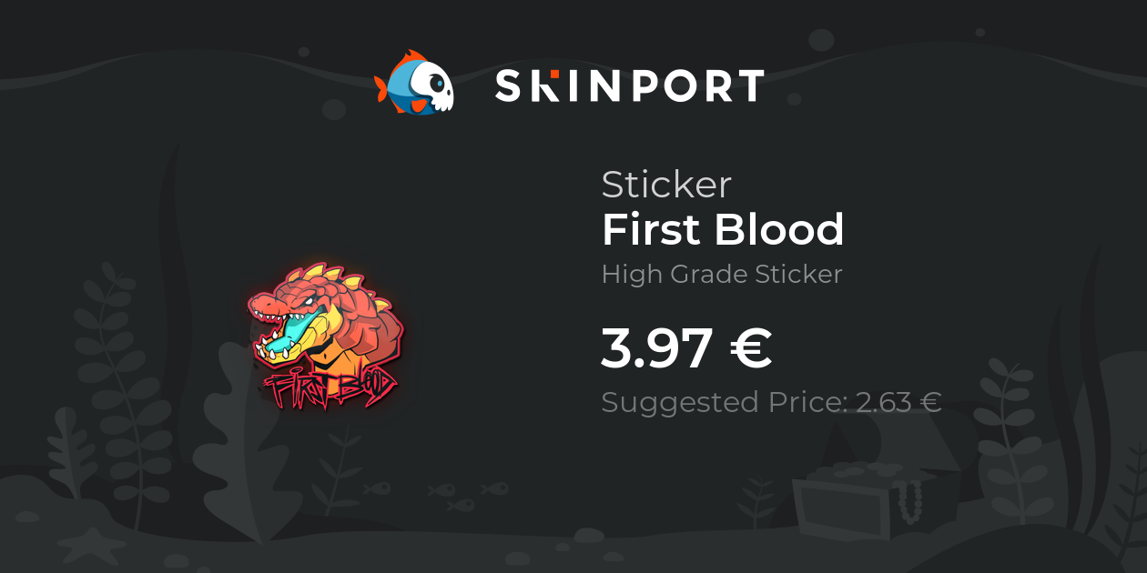 Sticker | First Blood - Counter-Strike 2 - Skinport