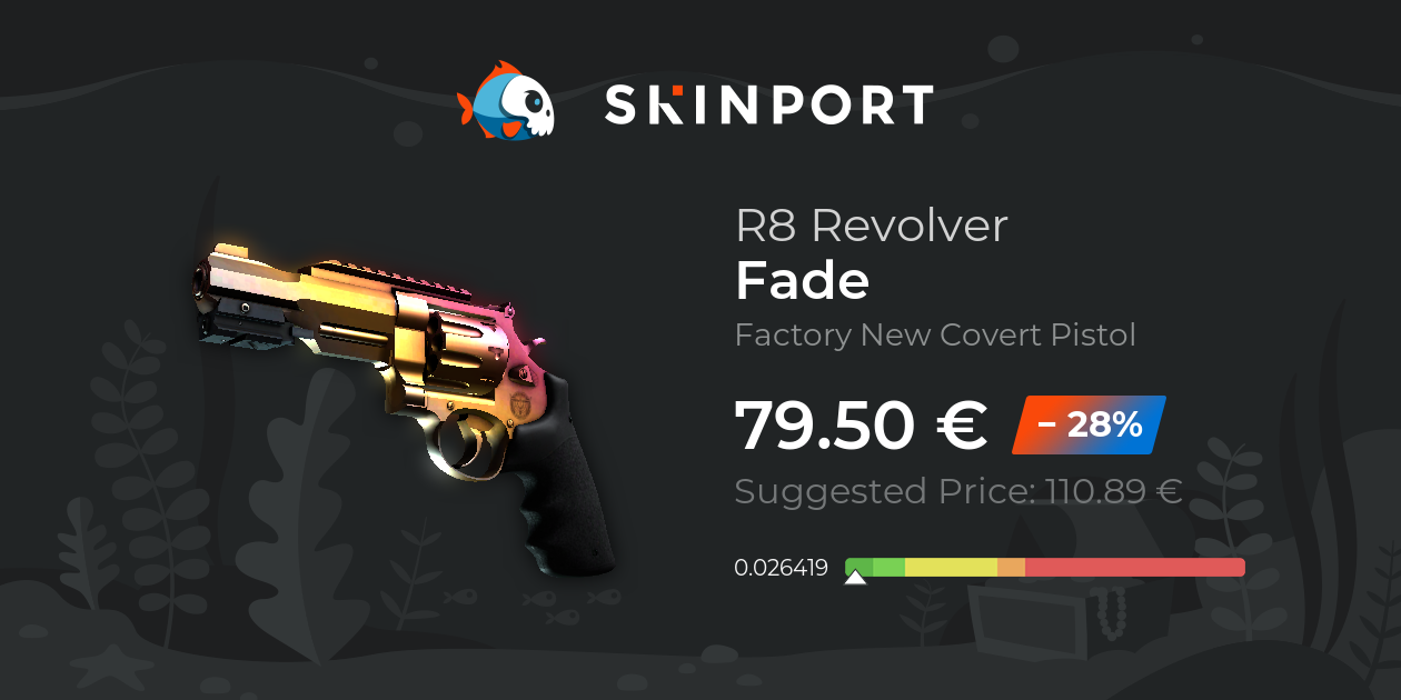 R8 Revolver | Fade (Factory New) - CS2 - Skinport