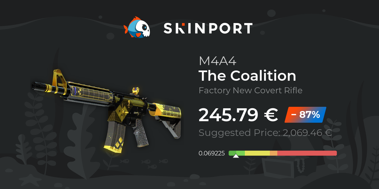 M4A4 | The Coalition (Factory New) - Counter-Strike 2 - Skinport