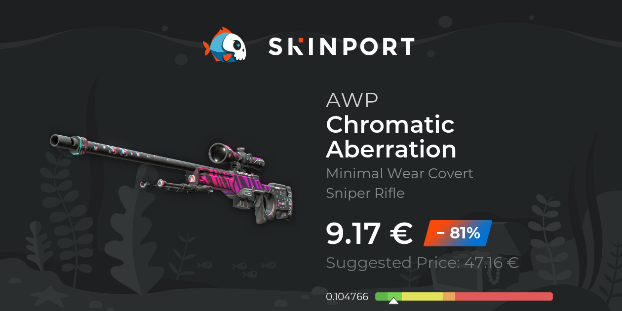AWP | Chromatic Aberration (Minimalt slitage) - Counter-Strike 2 - Skinport