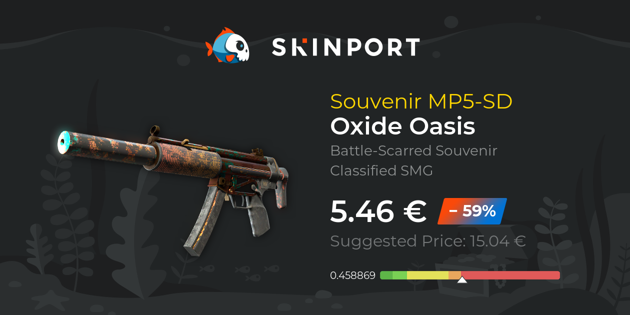 Souvenir MP5-SD | Oxide Oasis (Battle-Scarred) - Counter-Strike 2 ...