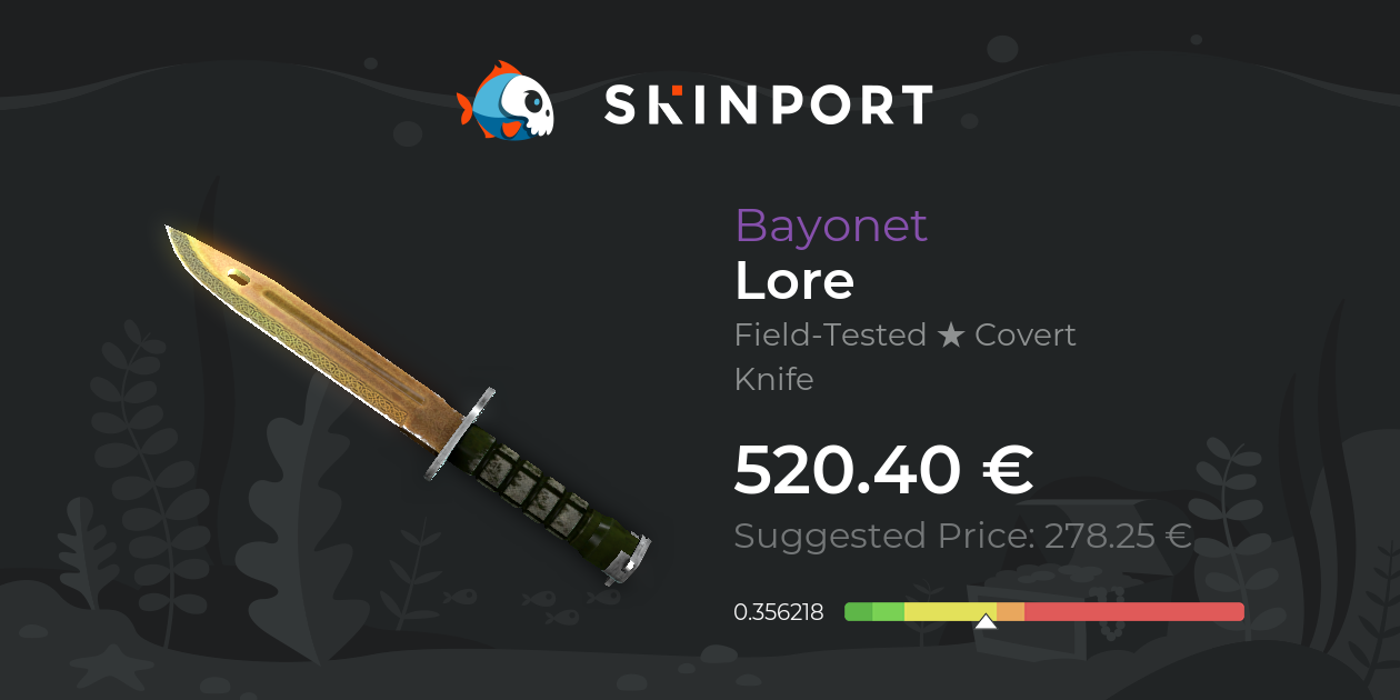 Bayonet | Lore (Field-Tested) - CS:GO - Skinport