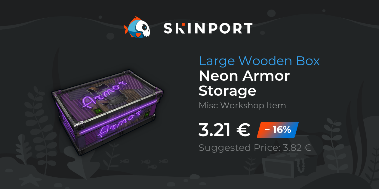 Neon Armor Storage - Rust - Skinport