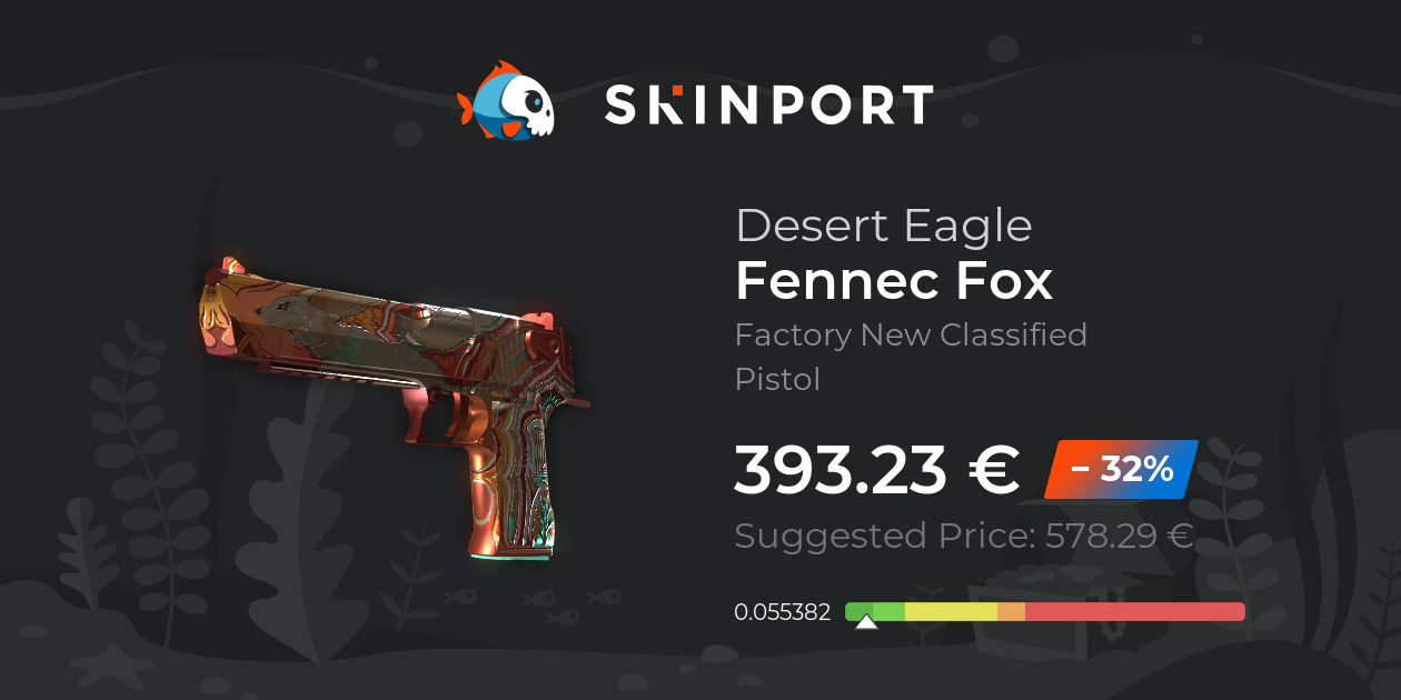Desert Eagle | Fennec Fox (Factory New) - Counter-Strike 2 - Skinport